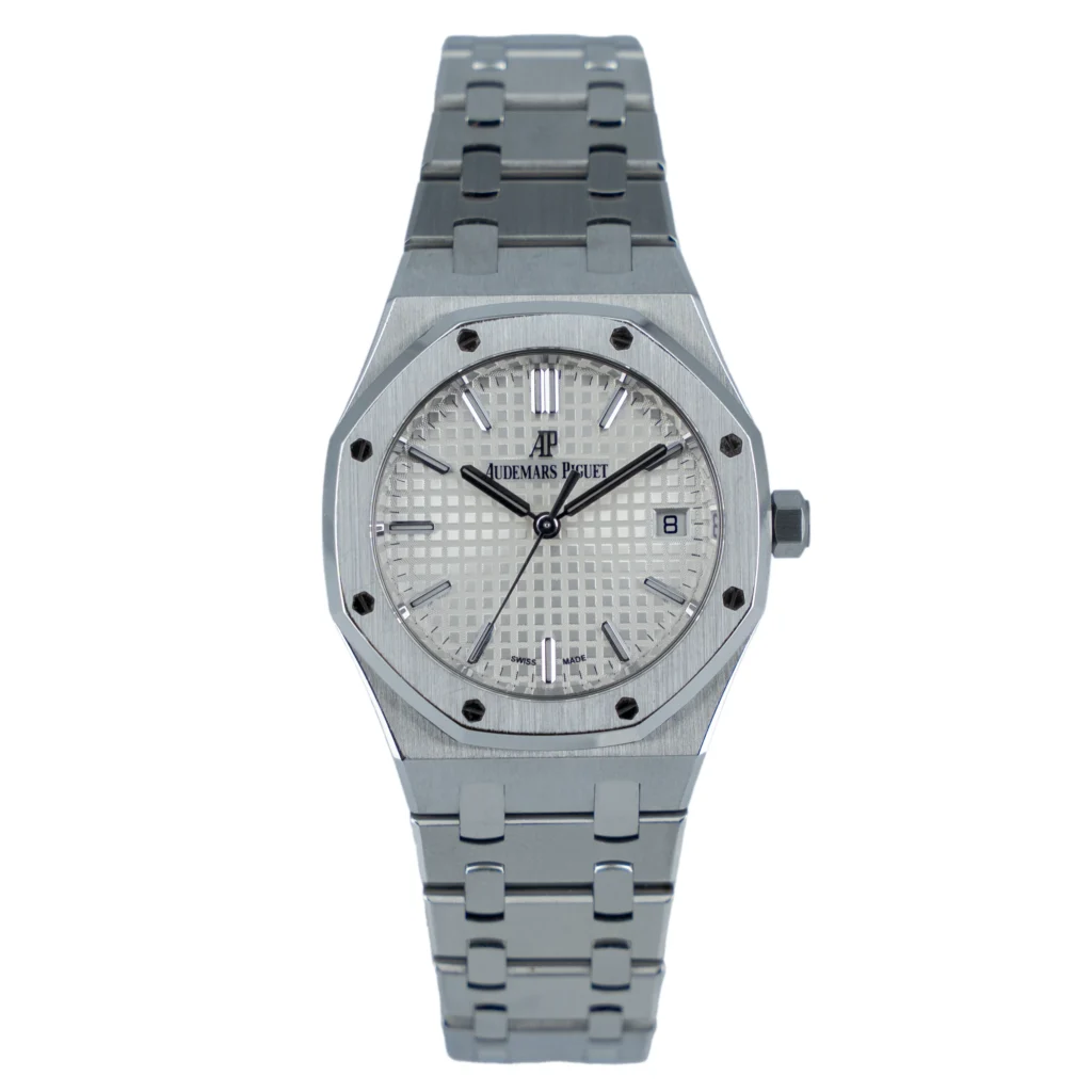 Audemars Piguet Royal Oak 34MM White Dial 77350 ST.00.1261ST.01 ...
