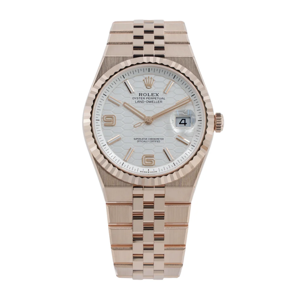 Rolex Land Dweller 40MM White Motif Dial 127335 | Afridi Luxury Watches