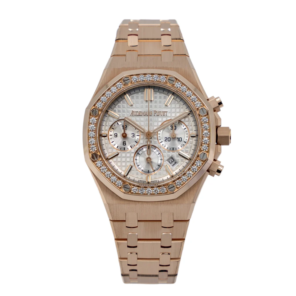 Audemars Piguet Royal Oak Chronograph 38MM White Dial 26715 OR | Afridi ...